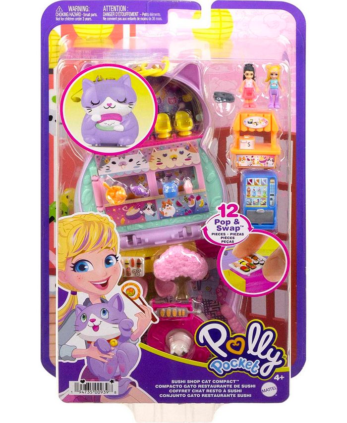 Polly Pocket Zen Cat Restaurant Compact - Macy's