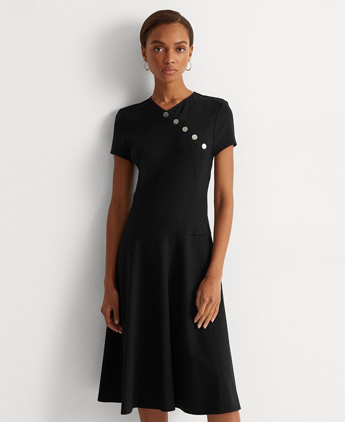 Lauren Ralph Lauren Women's Ponte Short-Sleeve Dress - Macy's