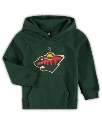 Outerstuff Preschool Boys Green Minnesota Wild Primary Logo Pullover ...