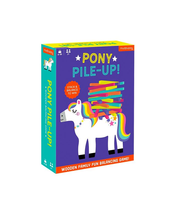 Mudpuppy Balance Pony Pile-Up and T-Rex Topple Game Set - Macy's