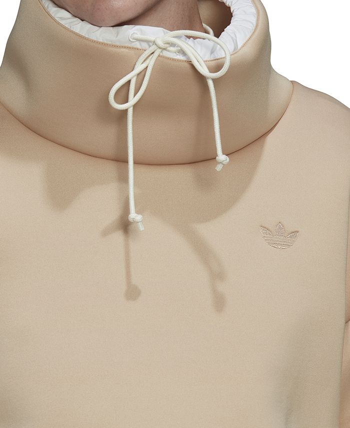 adidas Women's Funnel-Neck Spacer Sweater - Macy's