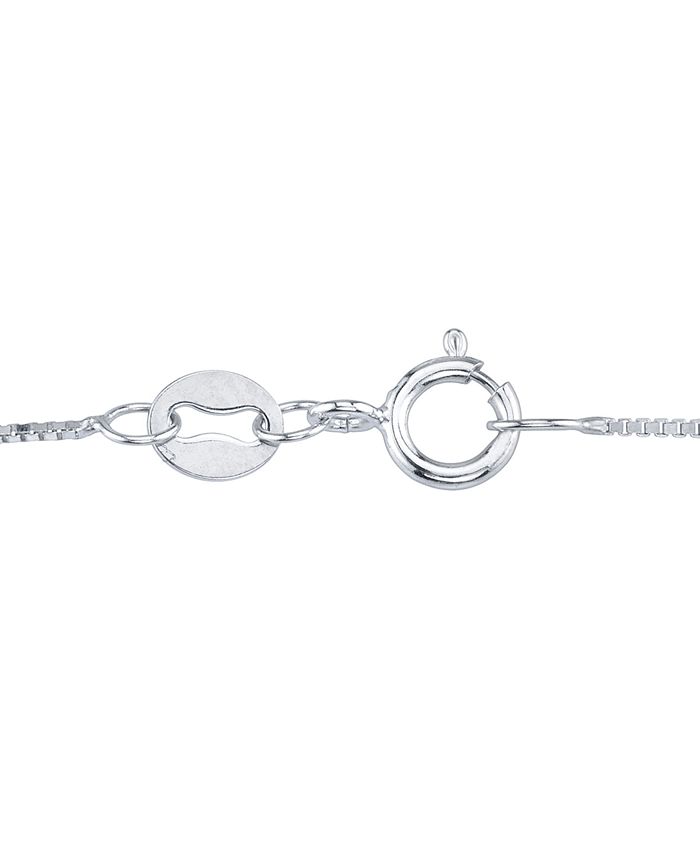 Sirena Diamond Cross 18" Pendant Necklace (1/8 ct. t.w.) in 14k White ...