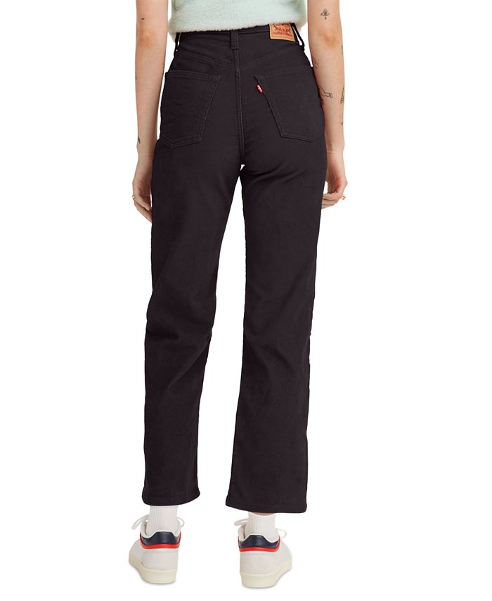 Levi's Women's Ribcage Straight Ankle Corduroy Pants & Reviews - Jeans ...