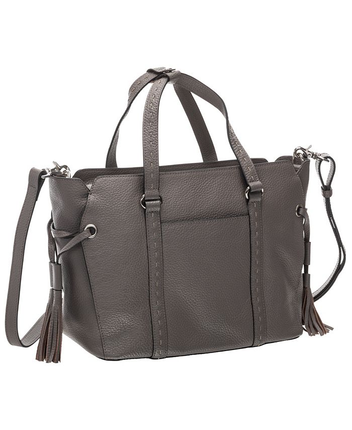 Mancini Women's Pebbled Natalie Crossbody Handbag - Macy's