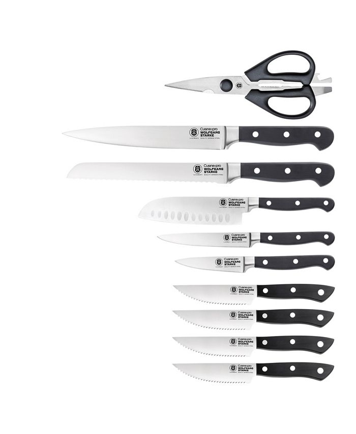 Cuisine::pro® Wolfgang Starke Kitchen Knife Block Set, 11 Piece - Macy's