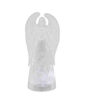 Northlight Led Lighted Icy Crystal Angel and Nativity Scene Christmas ...