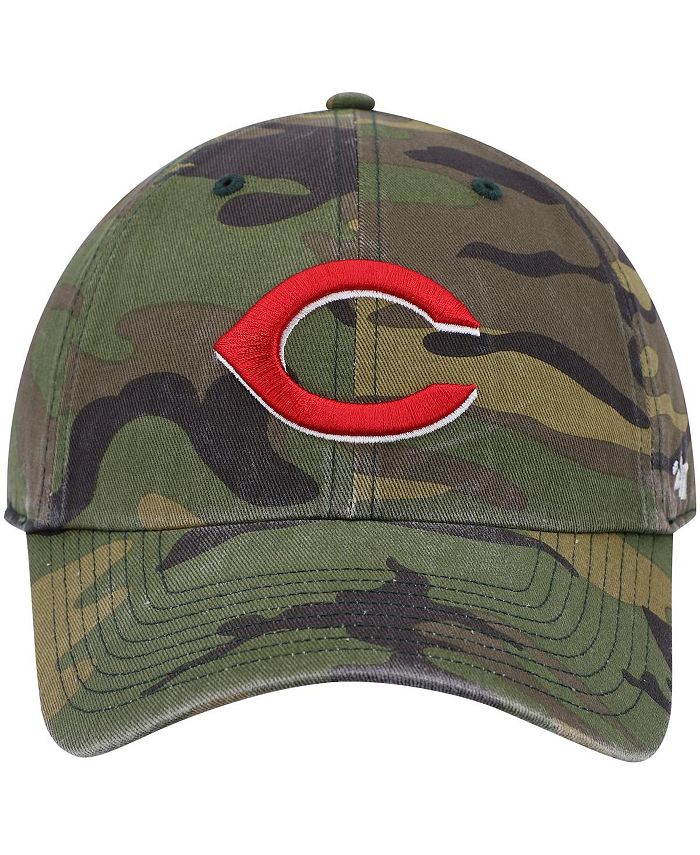 '47 Brand Men's '47 Camo Cincinnati Reds Clean Up Adjustable Hat - Macy's
