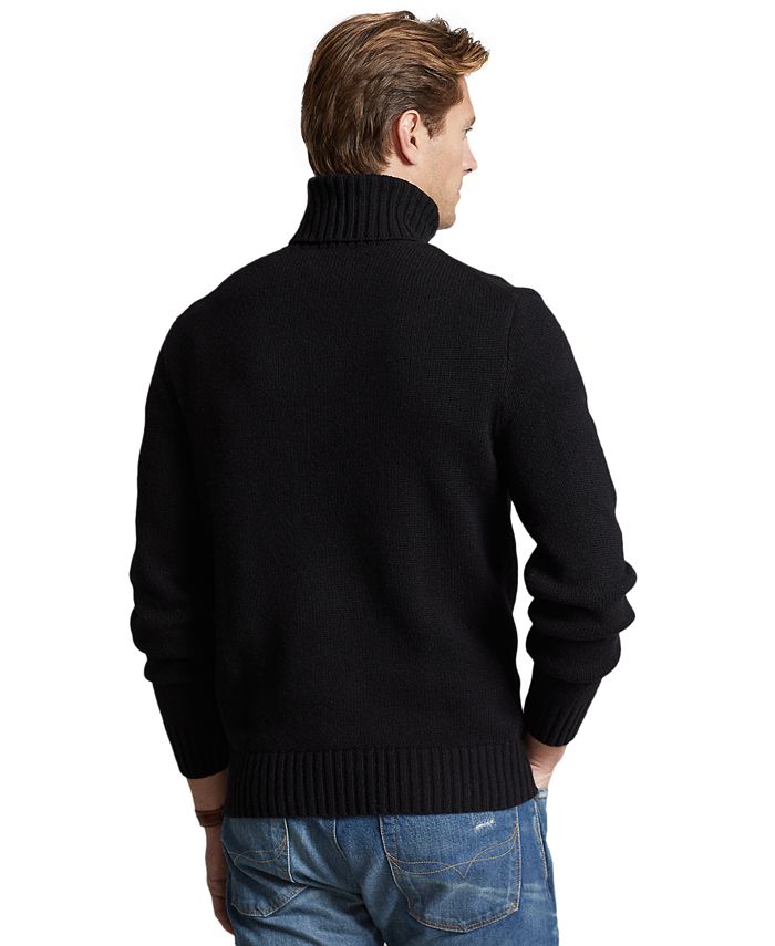 Polo Ralph Lauren Men's Polo Bear Turtleneck Sweater - Macy's