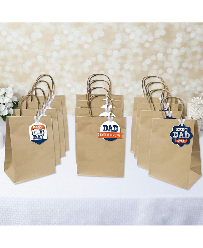 Big Dot of Happiness Happy Father's Day - Assorted Hanging Favor Tags ...