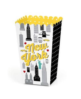 Big Dot of Happiness NYC Cityscape - New York City Party Favor Popcorn ...