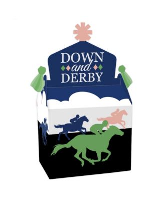 Big Dot of Happiness Kentucky Horse Derby - Treat Box Party Favors ...