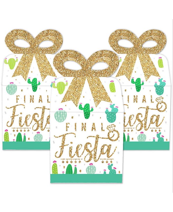 Big Dot of Happiness Final Fiesta - Square Favor Gift Boxes - Last ...