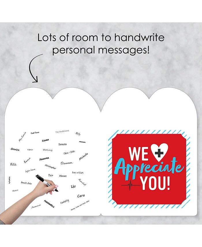 Big Dot of Happiness Thank You Nurses - Nurse Appreciation Giant ...