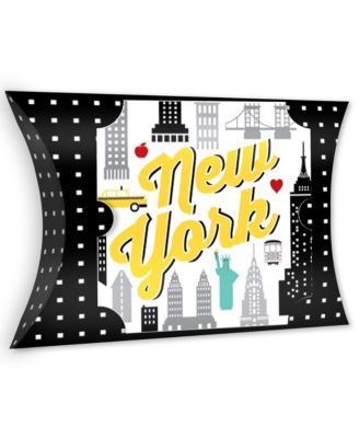 Big Dot of Happiness NYC Cityscape - Favor Gift Boxes - New York City ...
