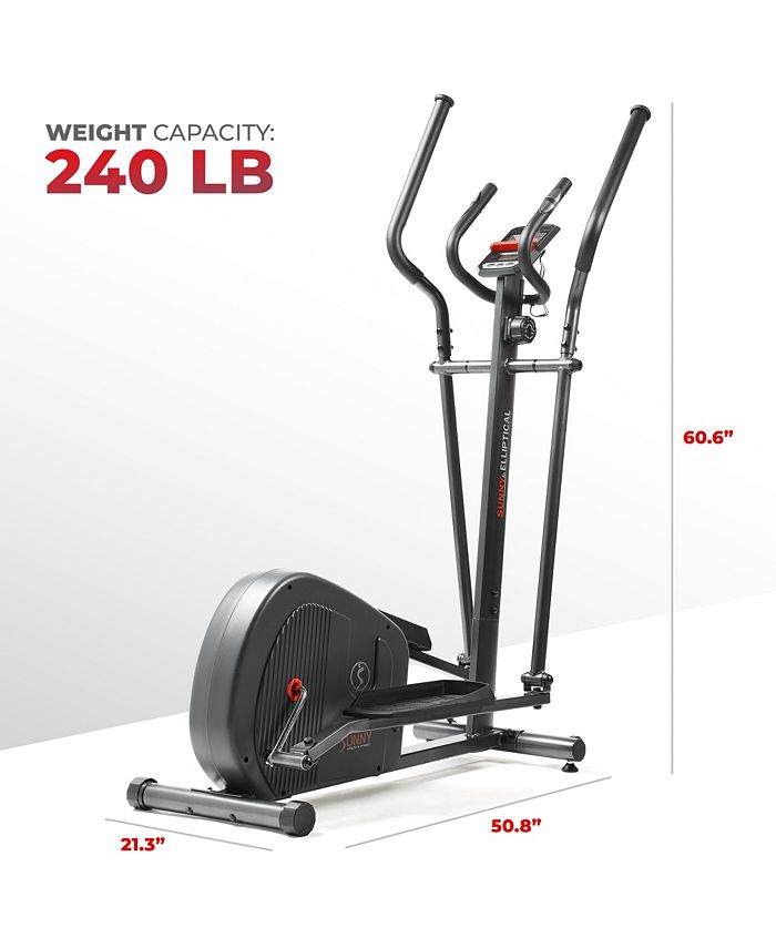 Sunny Health & Fitness Endurance Series Smart Elliptical Machine, Sf ...