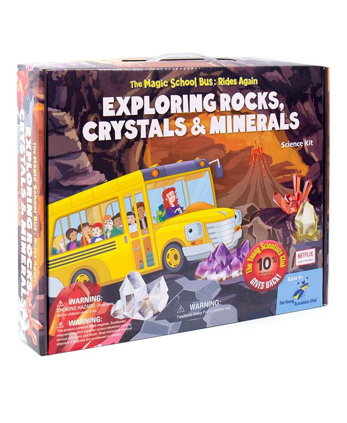 The Magic School Bus Exploring Rocks, Crystals Minerals Playset - Macy's