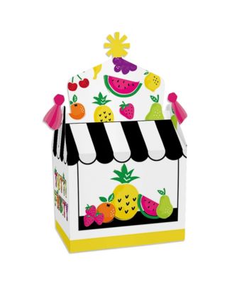 Big Dot of Happiness Tutti Fruity - Treat Box Party Favors - Frutti ...