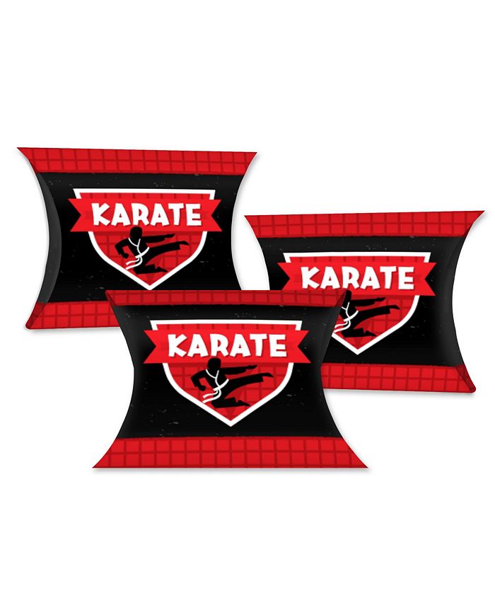 Big Dot of Happiness Karate Master - Favor Gift Boxes - Martial Arts ...