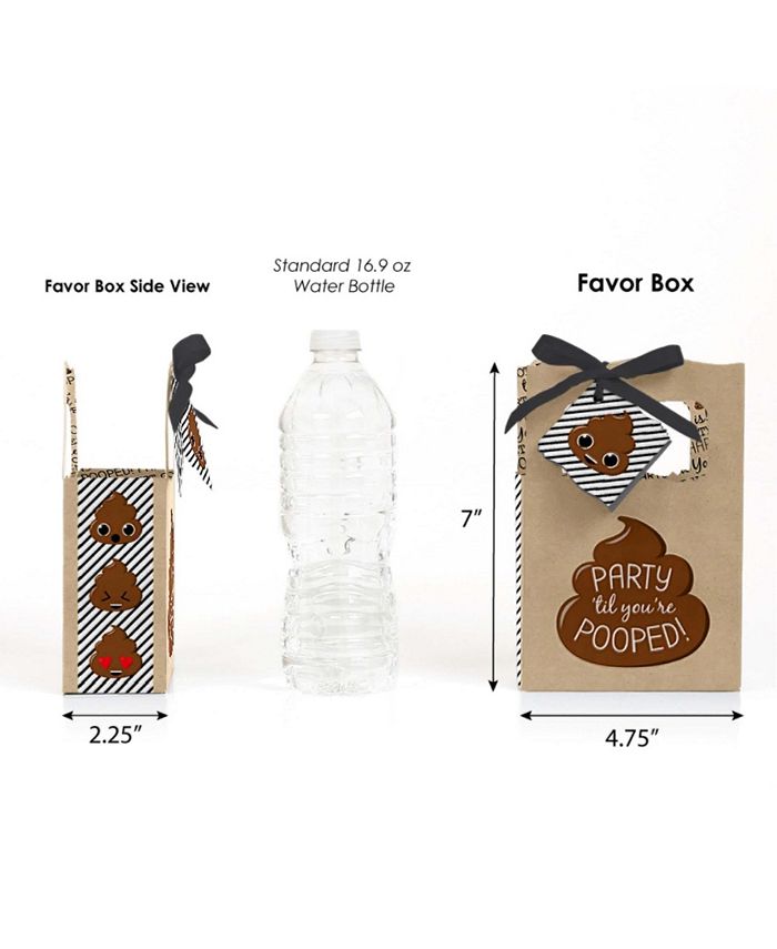 Big Dot of Happiness Party 'Til You're Pooped - Poop Emoji Party Favor ...