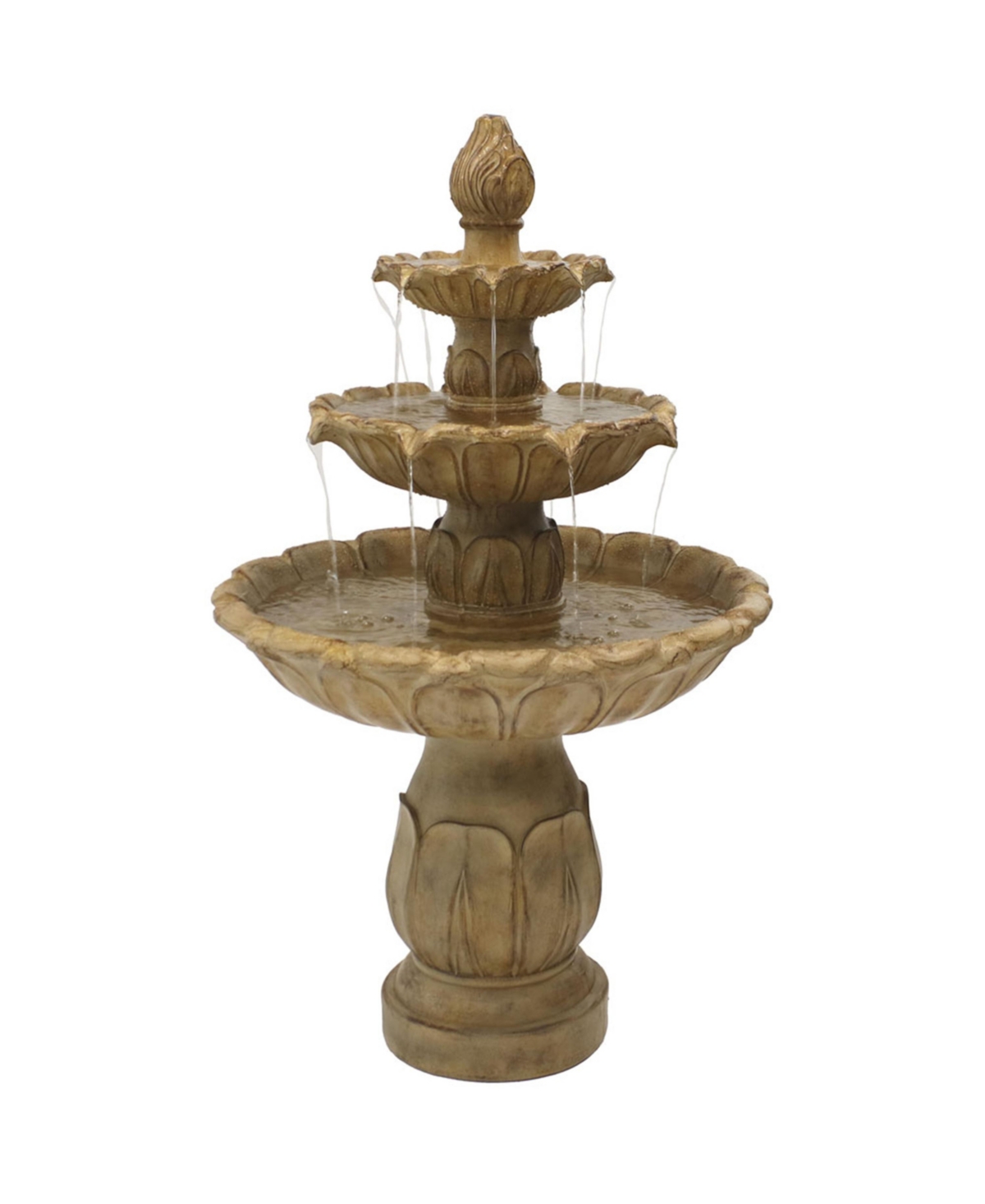 Click here for 46"H Electric Polystone 3-Tier Classic Tulip... prices