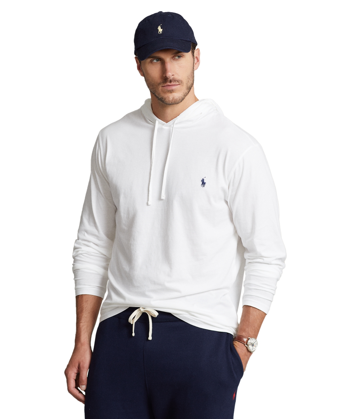Click here for Polo Ralph Lauren Mens Big & Tall Jersey Hooded T-... prices