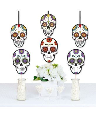 Day of the Dead - Sugar Skull Decorations DIY Party Essentials - Set of ...
