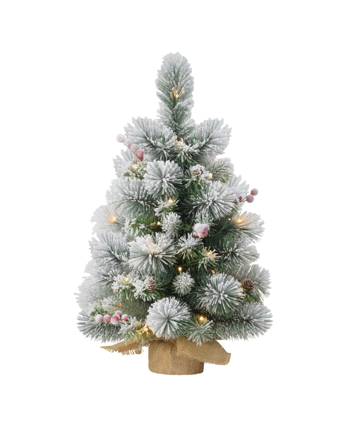 Click here for Puleo 2FT Pre-Lit Table Top Artificial Christmas T... prices