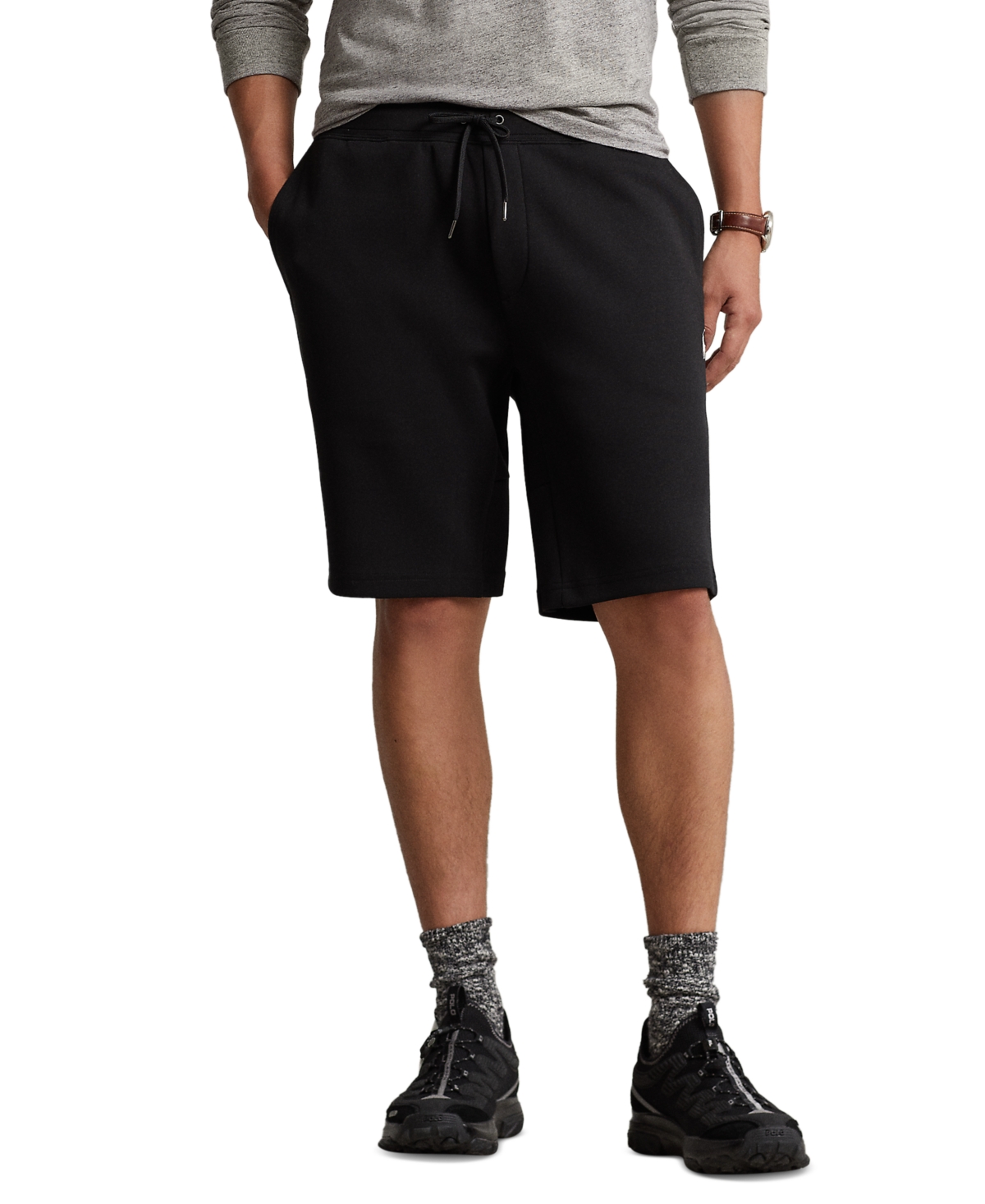 Polo Ralph Lauren Mens Double-Knit Shorts - Polo Black