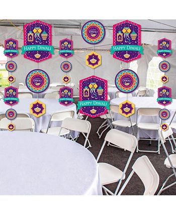 Big Dot of Happiness Happy Diwali - Festival of Lights Party DIY ...