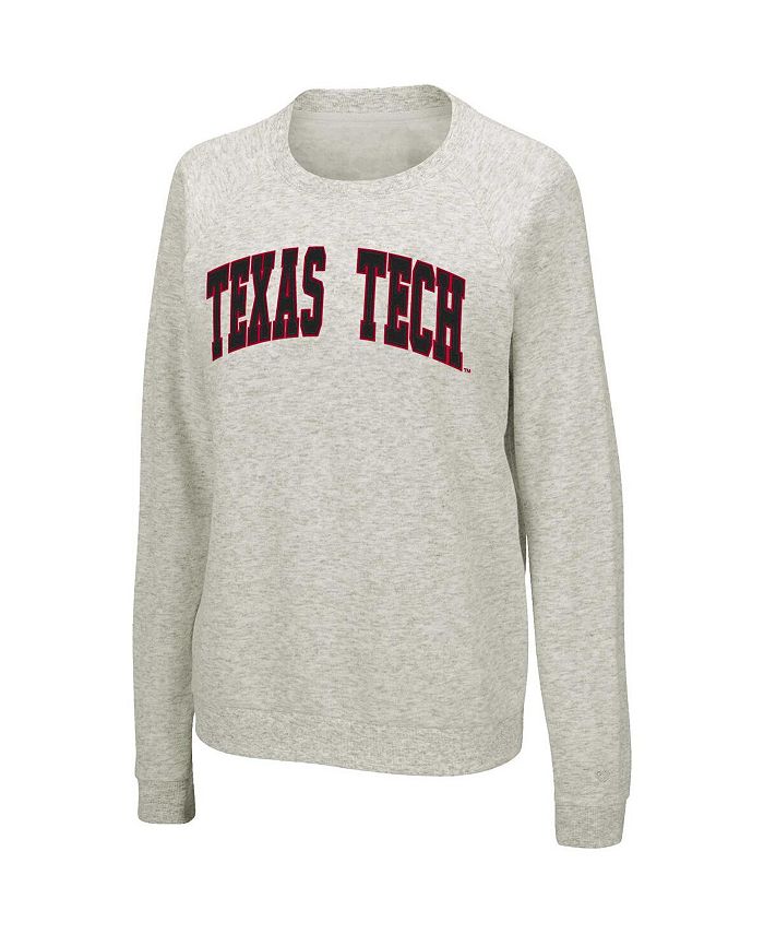 Colosseum Women's Ash Texas Tech Red Raiders Joy Chloe Classic Campus ...