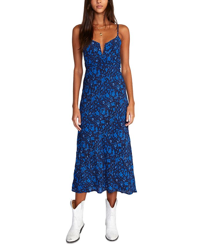 RVCA Juniors' Monague Notch-Neck Sleeveless Dress - Macy's