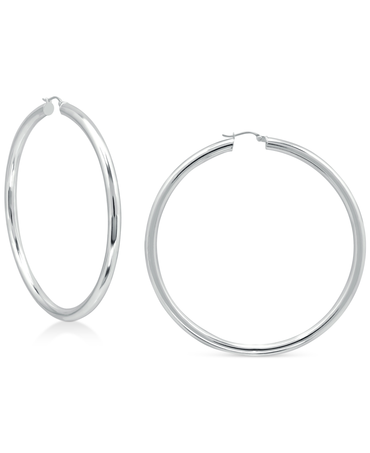 Click here for Giani Bernini Round Polished Large Hoop Earrings... prices