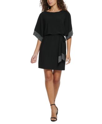 Jessica Howard Women's Embellished Blouson Dress - Macy's