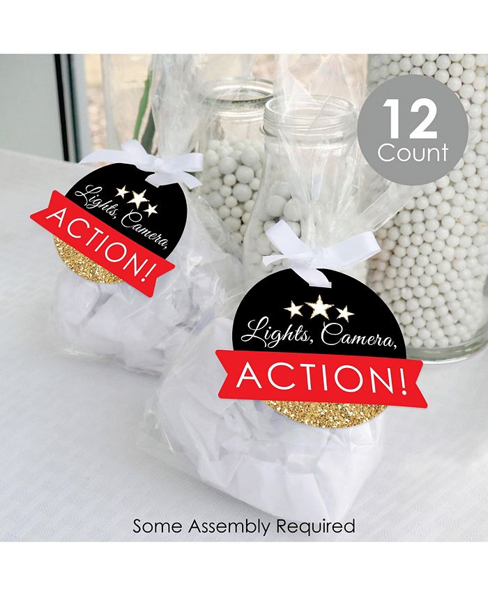 Big Dot of Happiness Red Carpet Hollywood - Movie Night Party Clear ...