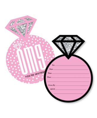 Omg, You're Getting Married - Shaped Fill-in Invitations with Envelopes ...