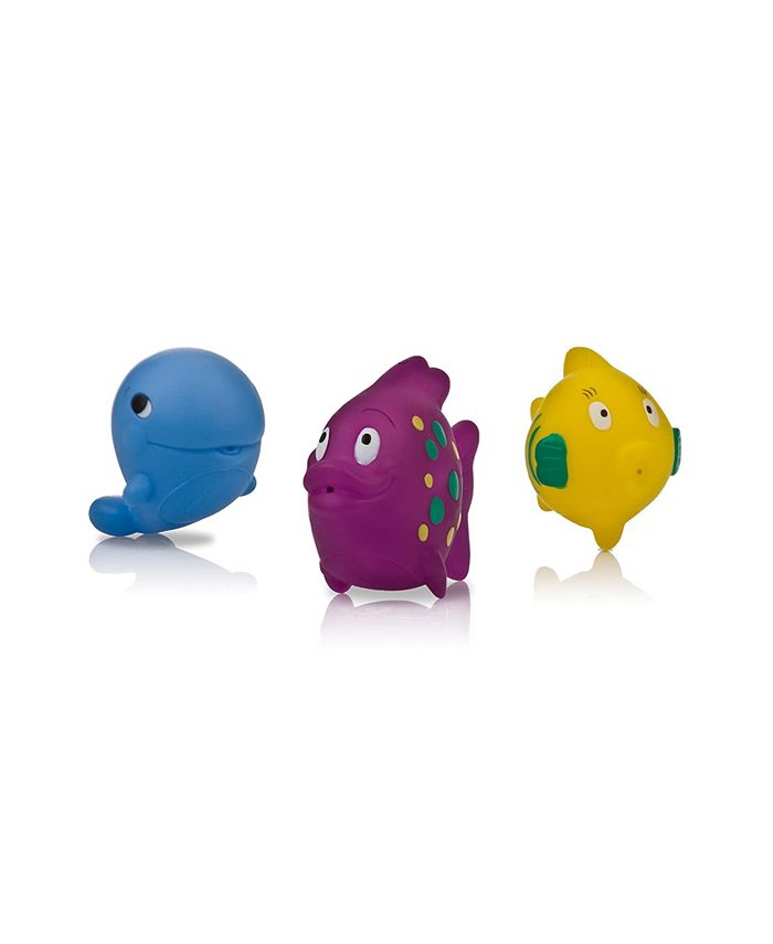 Munchkin Nuby Fun Fish Squirters bath toys, Multi color, 3 Pack - Macy's