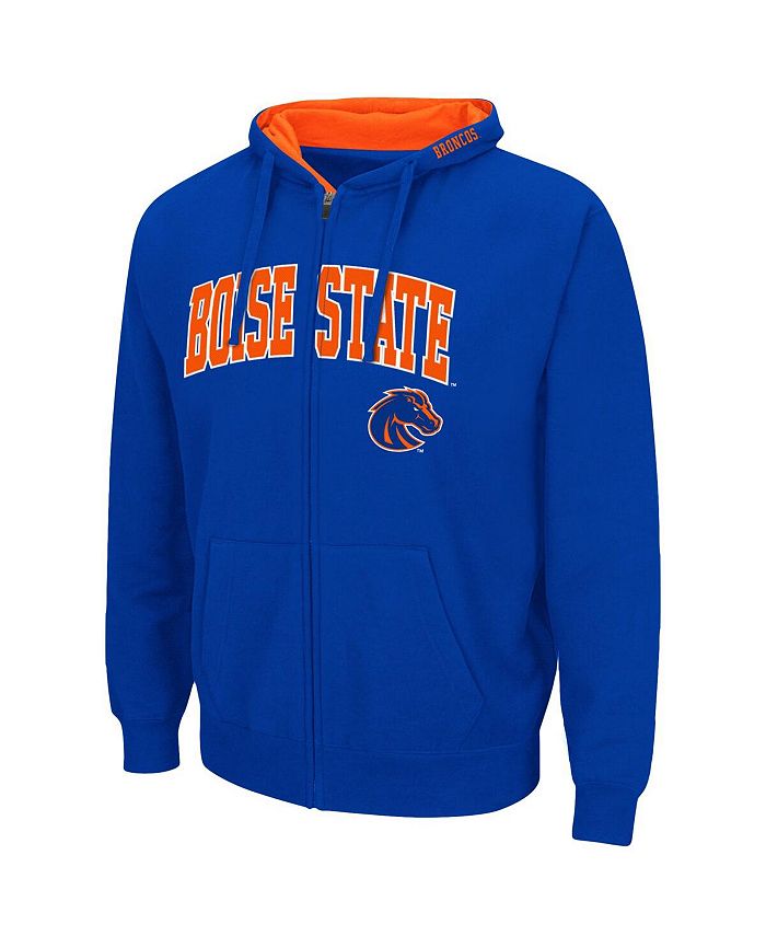 Colosseum Men's Royal Boise State Broncos Arch and Logo 3.0 Full-Zip ...