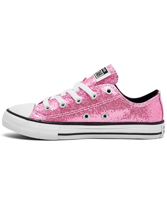 Converse Little Girls Chuck Taylor All Star Glitter Low-Top Casual ...