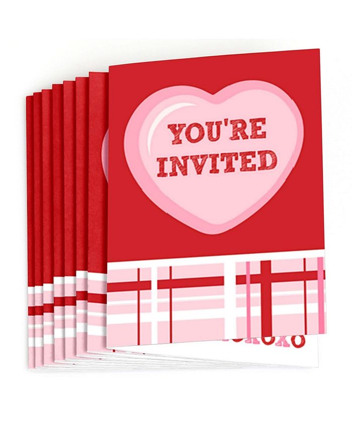 Big Dot of Happiness Conversation Hearts - Fill In Valentine's Day ...