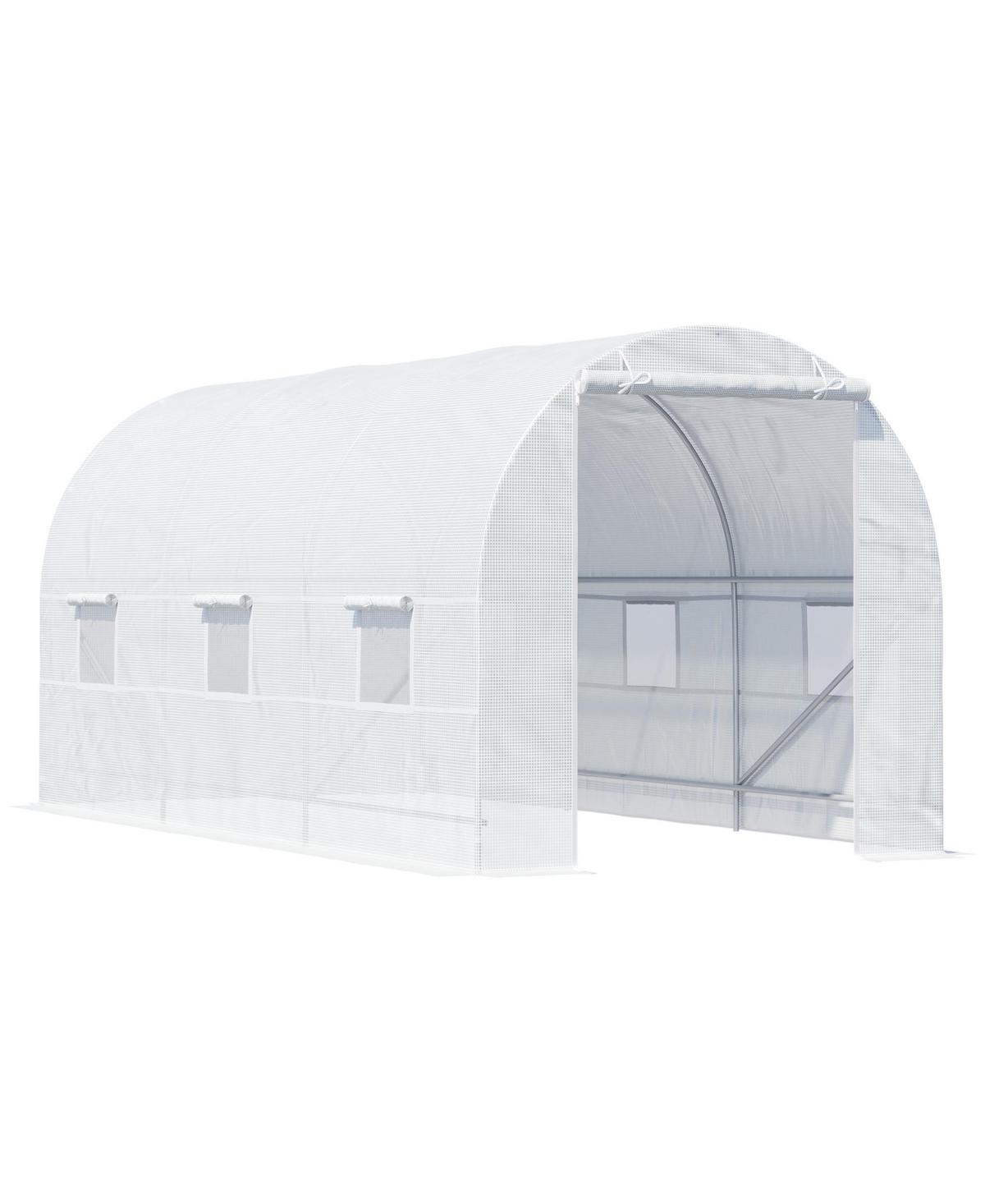 Click here for Outsunny Walk-in Tunnel house  Roll Up Door  15 x... prices