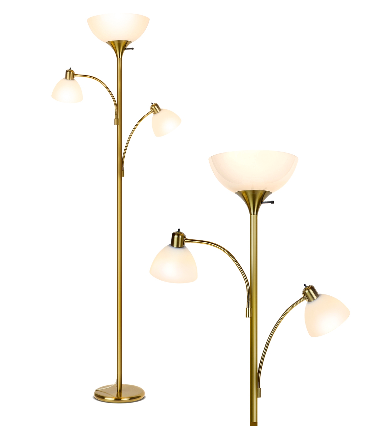 Click here for Sky Dome Double 72" Led Torchiere Floor Lamp... prices