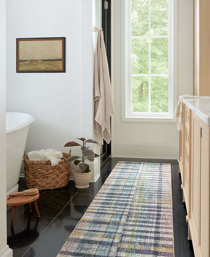 Chris Loves Julia Humphrey HUM-04 2'3" x 7'6" Runner Area Rug - Macy's