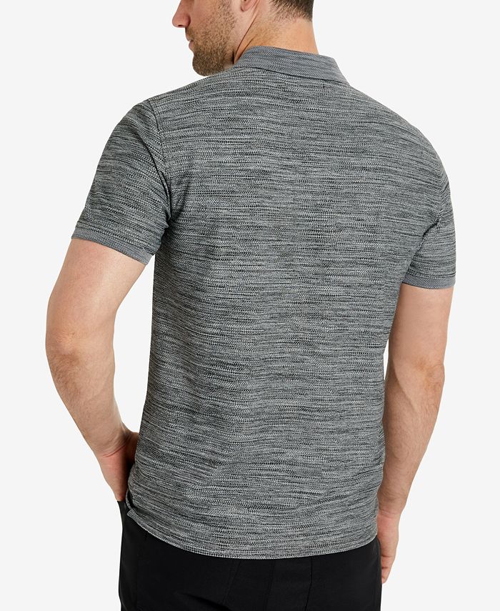 Kenneth Cole Men's Performance Knit Zip Polo - Macy's