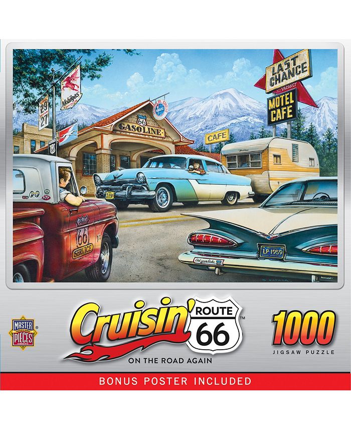 Masterpieces Cruising' Route 66 - On the Road Again 1000 Piece Puzzle ...