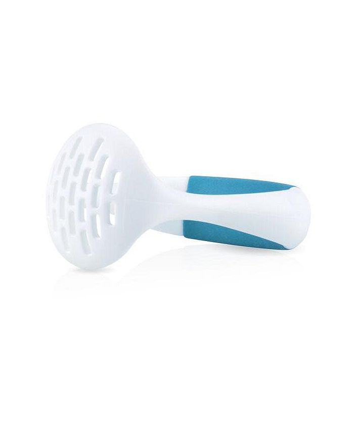 Nuby Garden Fresh Mash N' Feed Bowl with Spoon and Food Masher (White ...