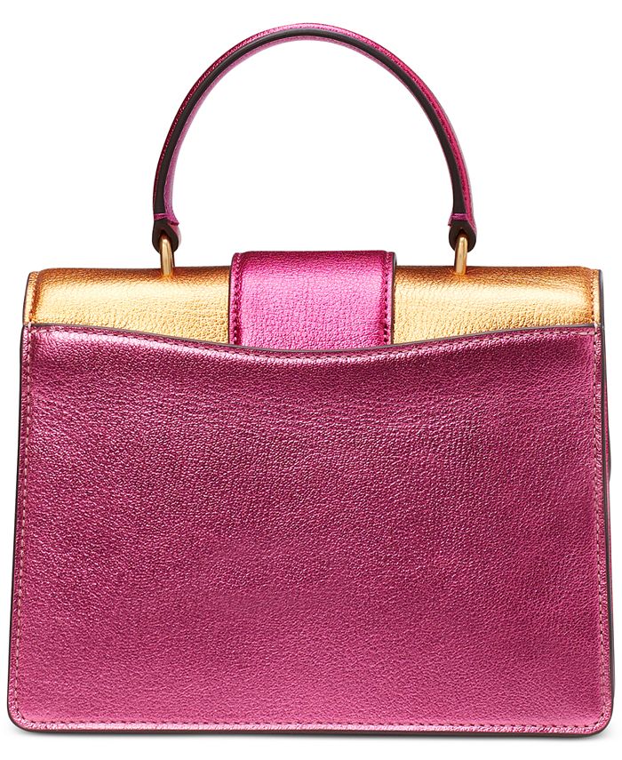 kate spade new york Bijou Colorblocked Metallic Leather Mini Top Handle ...