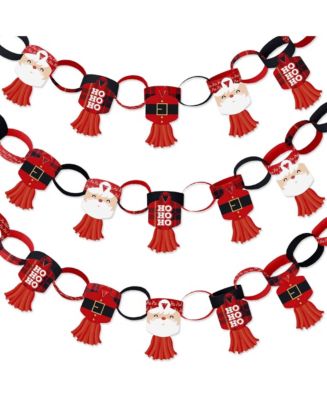 Big Dot of Happiness Jolly Santa Claus - 90 Links & 30 Tassels ...