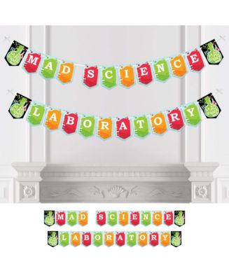 Scientist Lab - Bunting Banner - Party Decorations - Mad Science ...