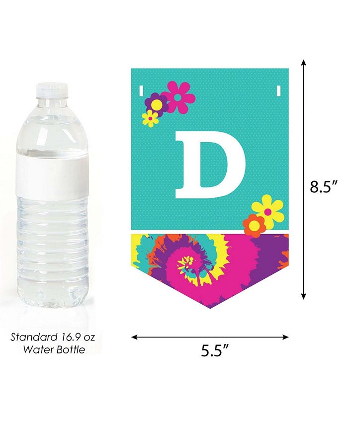 Big Dot of Happiness 60's Hippie - 1960s Bunting Banner - Groovy Party ...