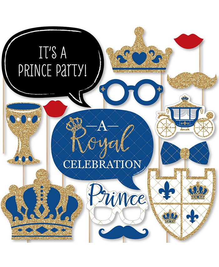 Big Dot of Happiness Royal Prince Charming -Baby Shower or Birthday ...